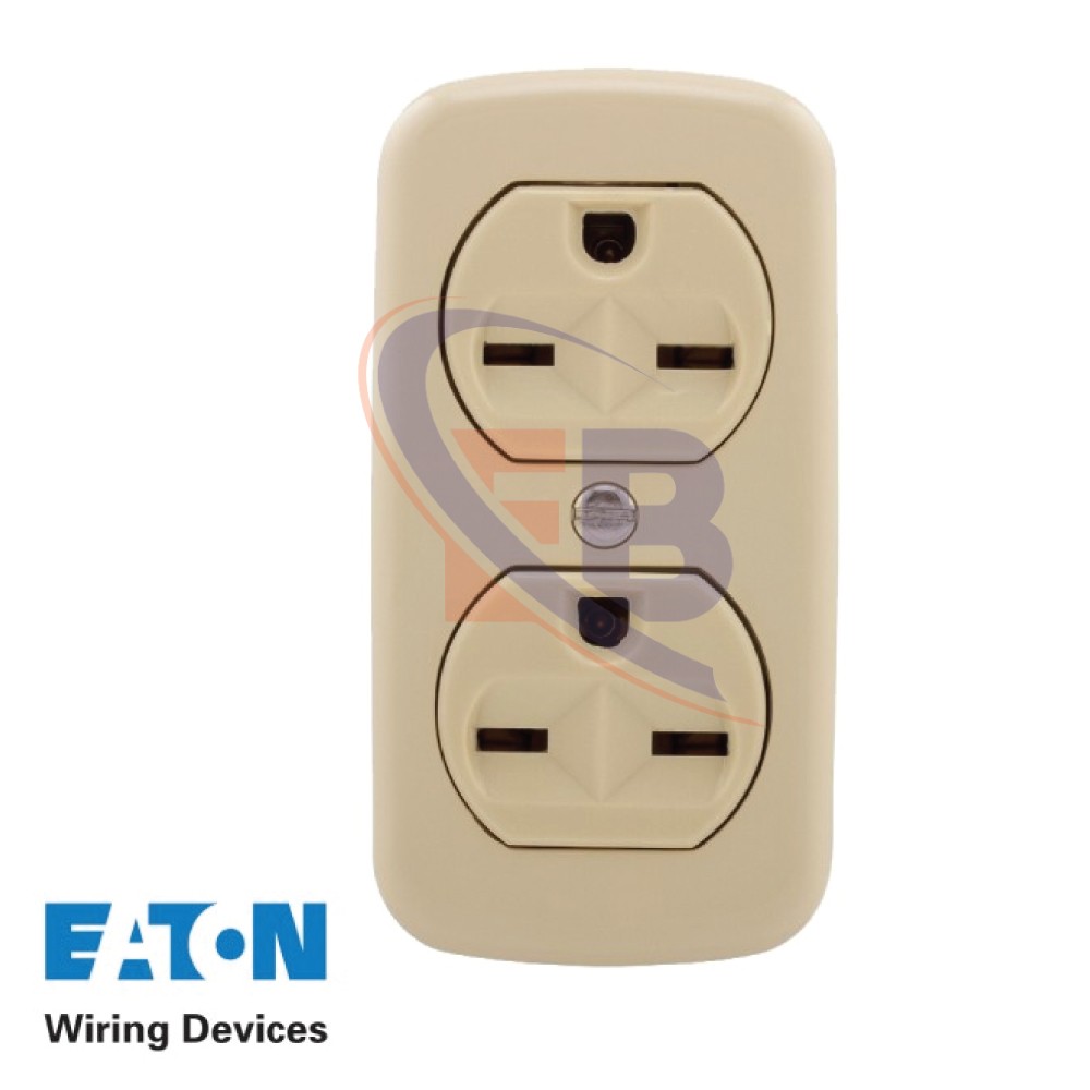 15AMP SURFACE DUPLEX RECEPTACLE IVORY – Eastbank Electrical ...